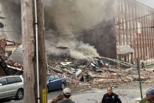 Woman Survives Factory Explosion After Falling Into Tank of Liquid ...