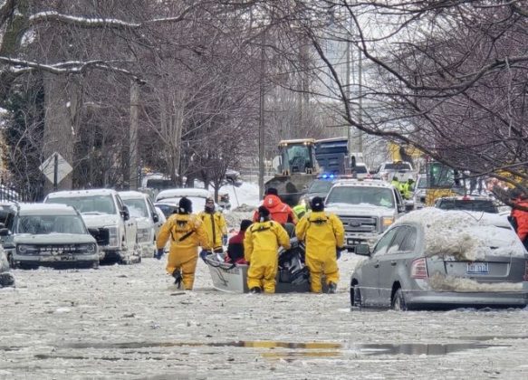 Detroit Neighborhoods Encased in Ice After Water Main Break Causes ...